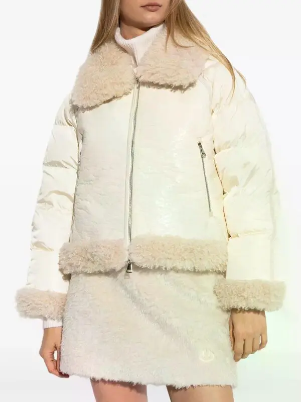 Moncler Faux-shearling Collar Jacket