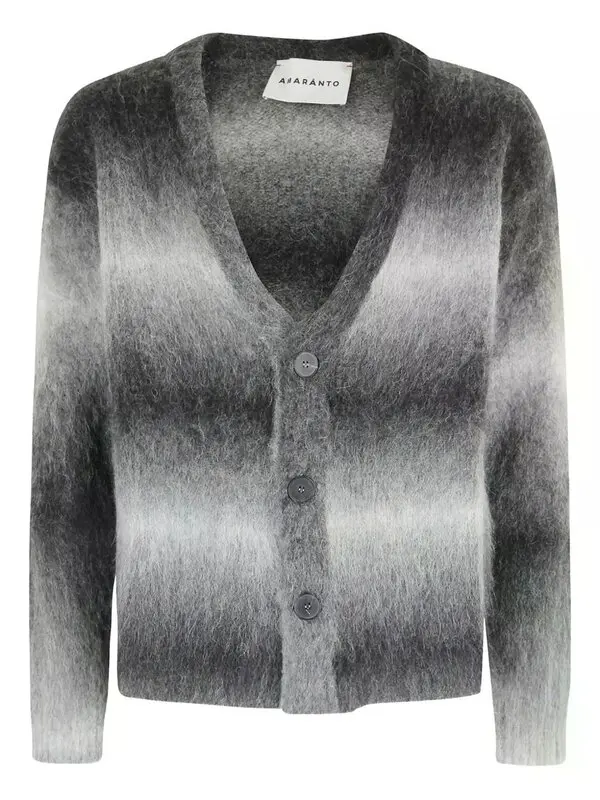 AMARANTO V-neck Cardigan - Grey