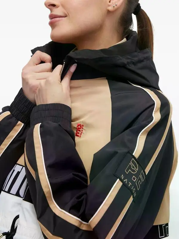 P.E Nation Hooded Striped Jacket