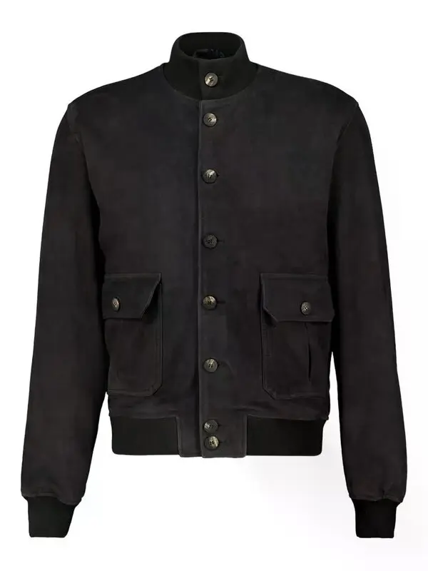 Frescobol Carioca Vincente Suede Bomber Jacket