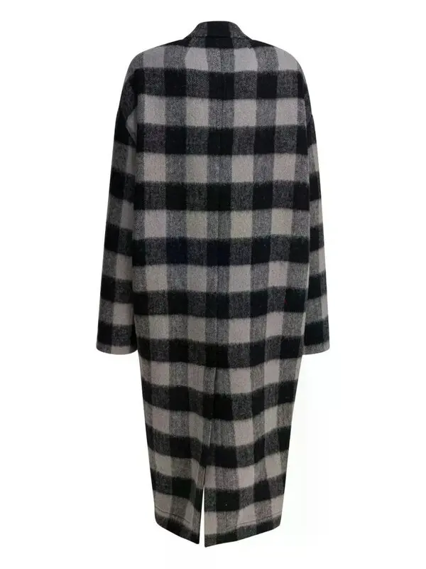 Rick Owens Island Plaid Coat