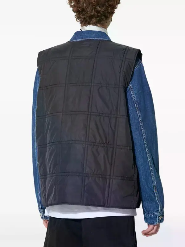 PANGAIA Quilted-pattern Gilet