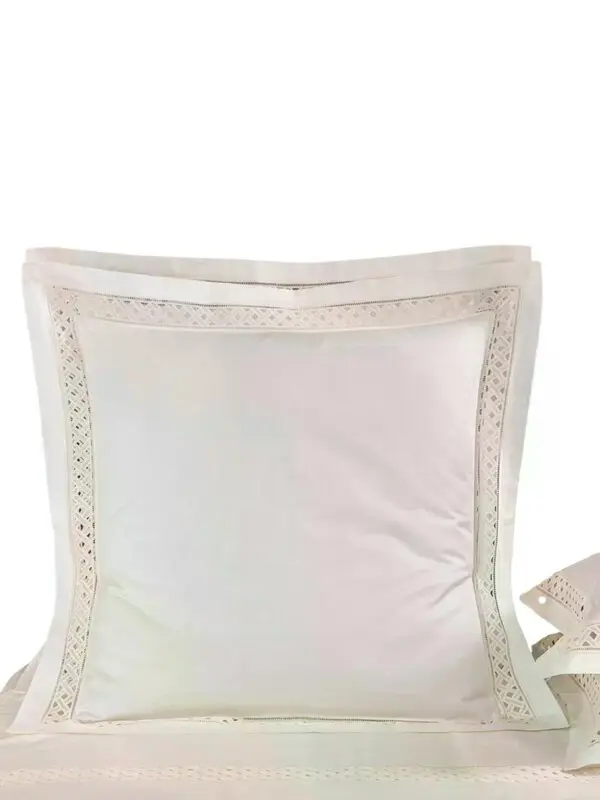 Frette Lozenge Lace Duvet Set
