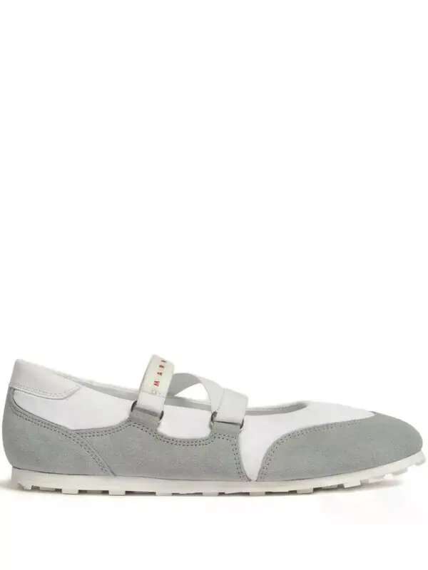 Marni Elastic Strap Sneakers - Grey