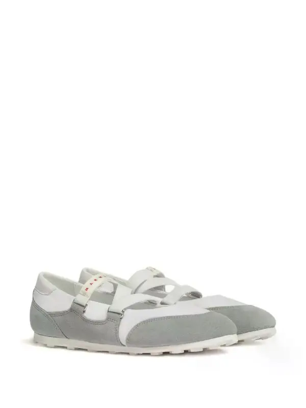 Marni Elastic Strap Sneakers - Grey