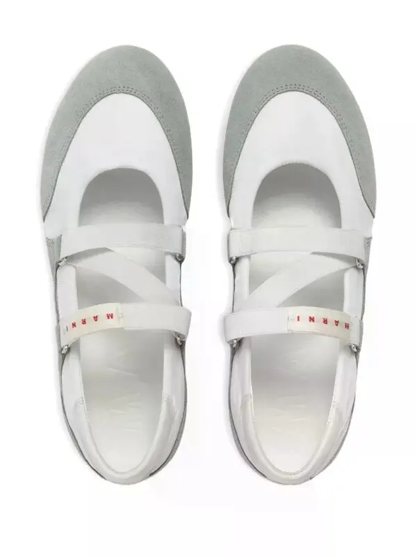 Marni Elastic Strap Sneakers - Grey