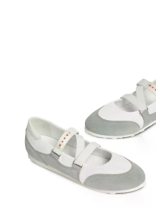 Marni Elastic Strap Sneakers - Grey