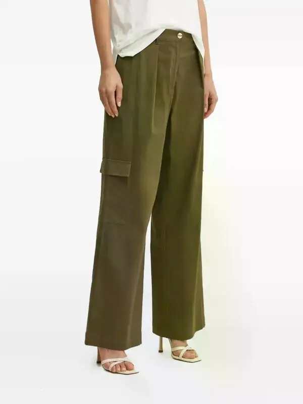Liu Jo Pleated-front Cargo Trousers