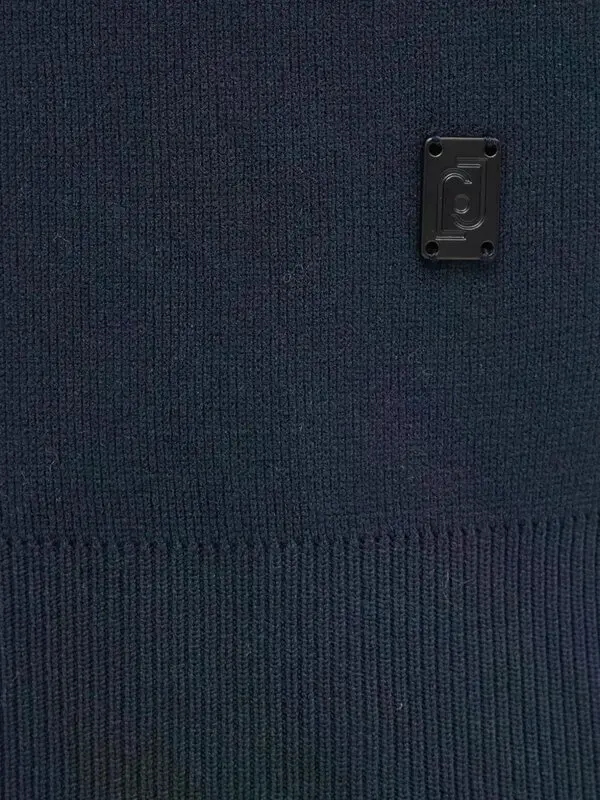 Liu Jo Long-sleeve Logo-plaque Sweater