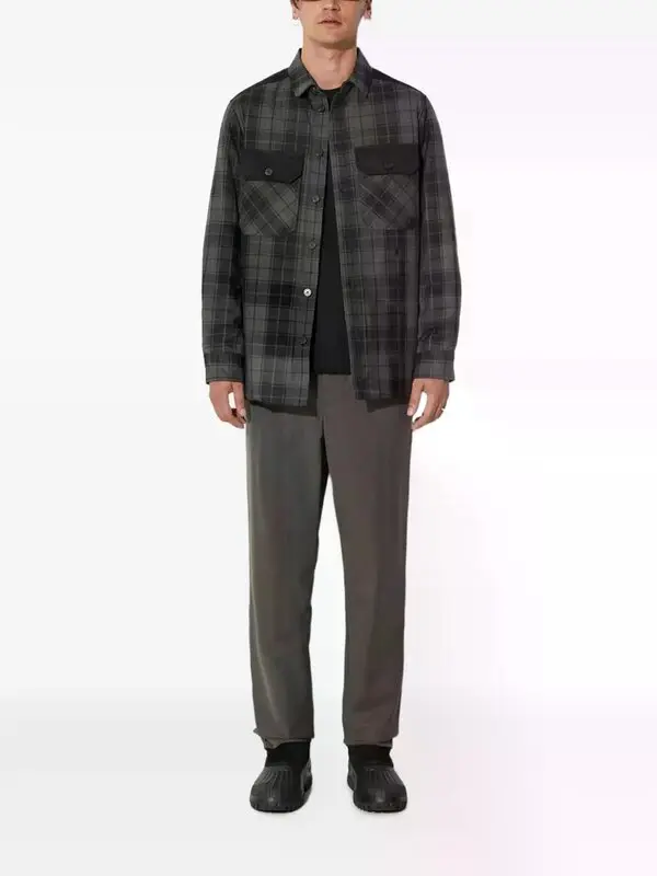 Neil Barrett Check-pattern Shirt Jacket - Grey