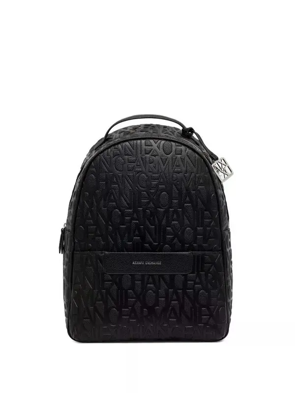Armani Exchange Embossed Logo Backpack