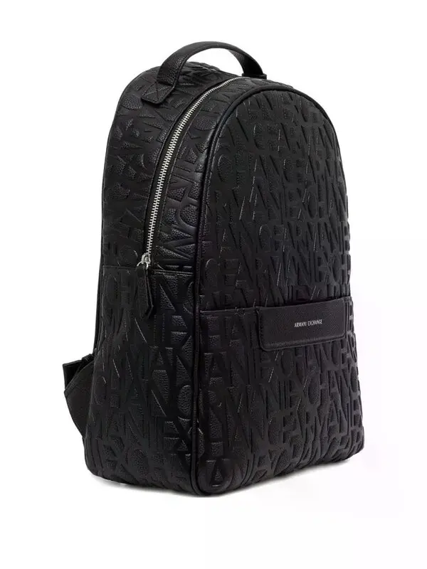 Armani Exchange Embossed Logo Backpack