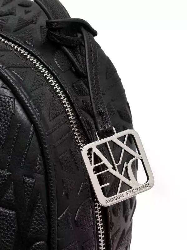 Armani Exchange Embossed Logo Backpack