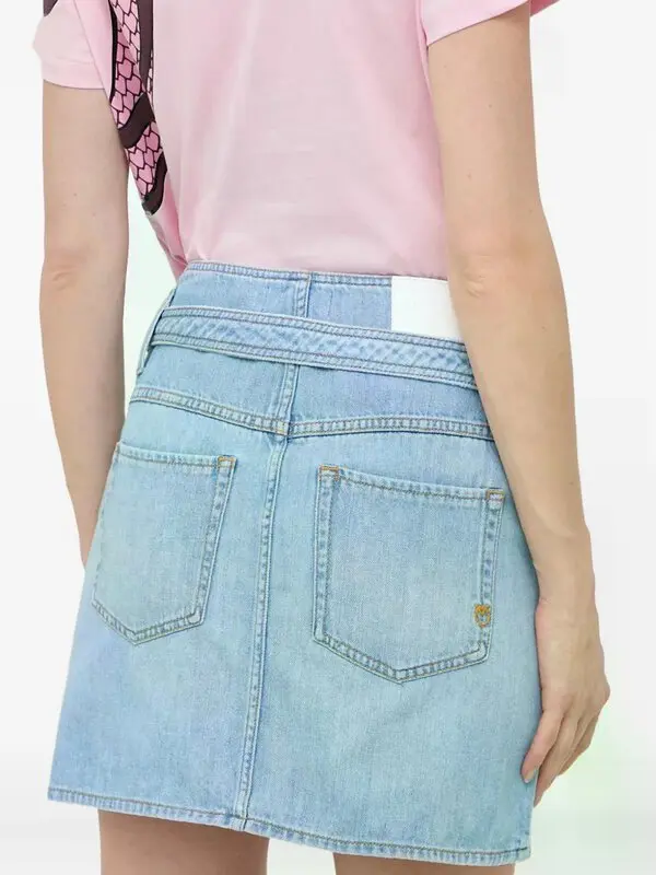 Pinko Belted Mini Skirt