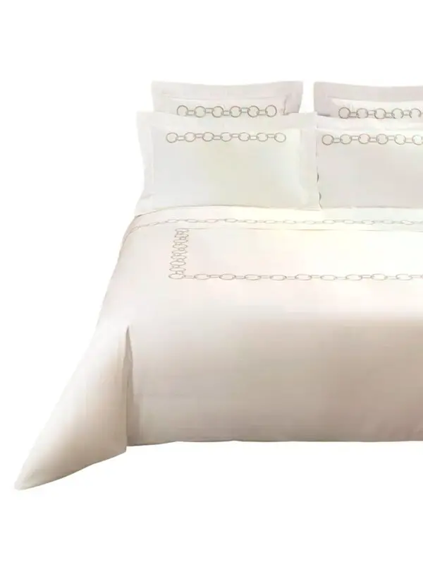 Frette Links Embroidery Bed Set