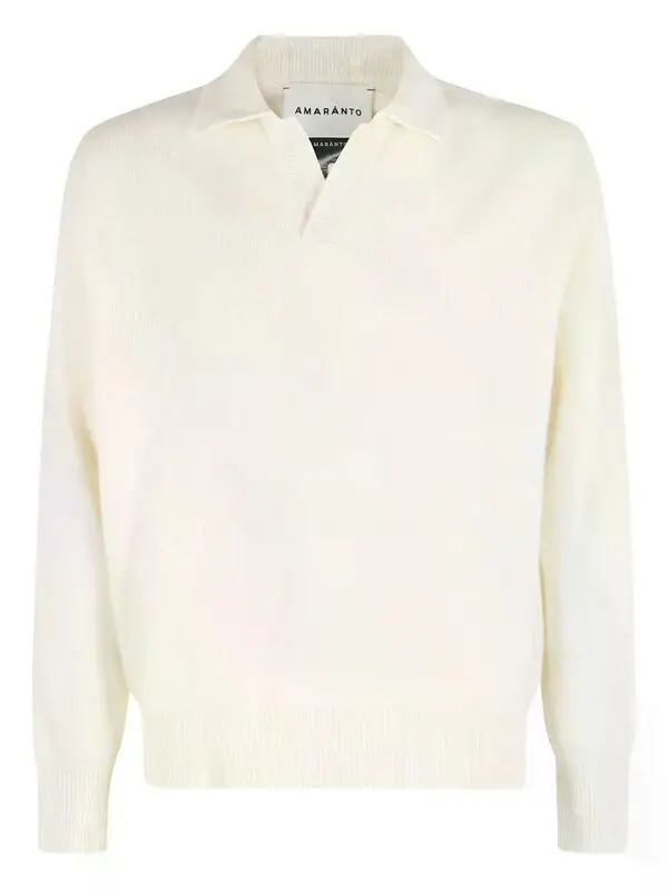AMARANTO Long-sleeve V-neck Sweater