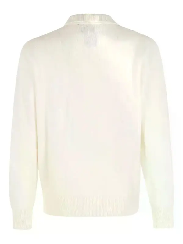 AMARANTO Long-sleeve V-neck Sweater