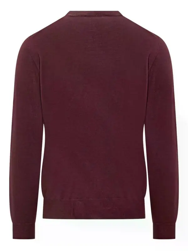 FILIPPO DE LAURENTIIS Long-sleeve Crew-neck Sweater - Red