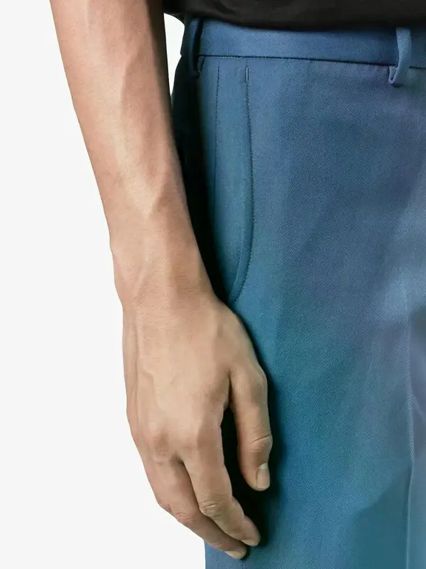 Valentino Garavani Straight-leg Trousers - Blue