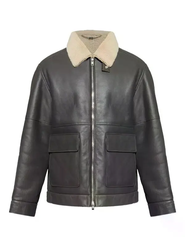 Maison Kitsuné Shearling-collar Jacket