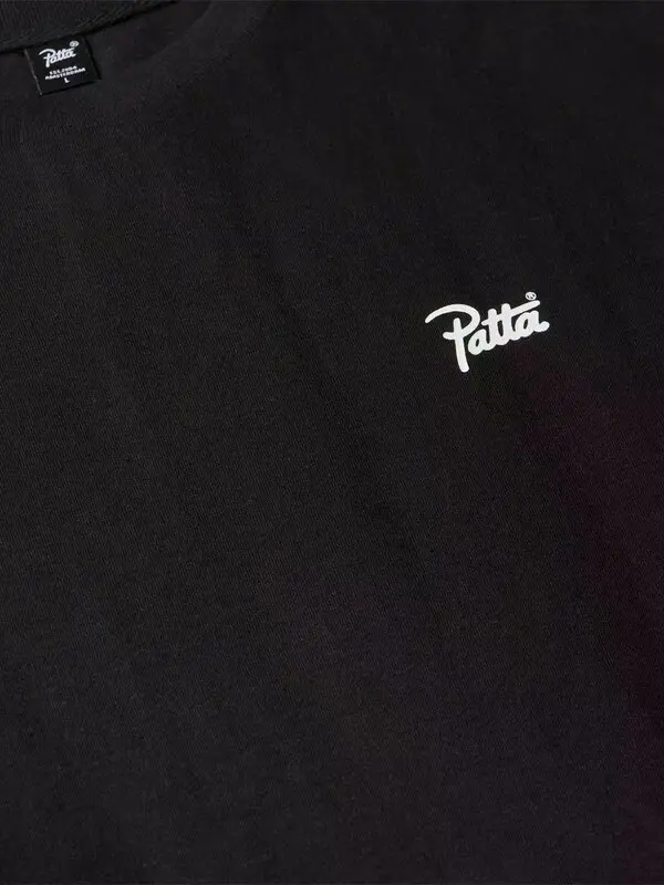 PATTA Logo-print T-shirt - Black