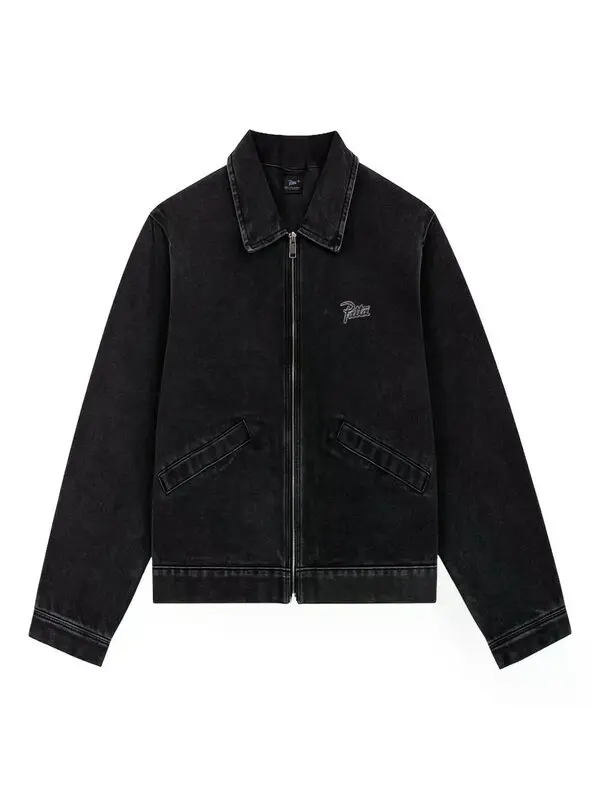 PATTA Zip-fastening Logo-embroidered Jacket