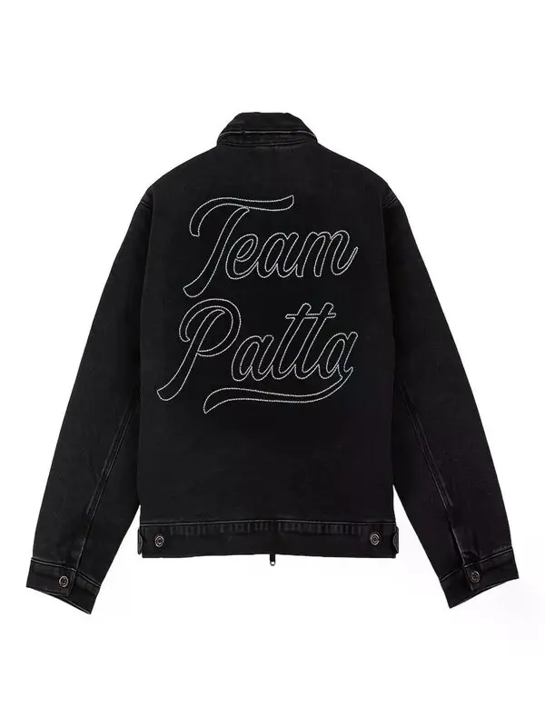 PATTA Zip-fastening Logo-embroidered Jacket