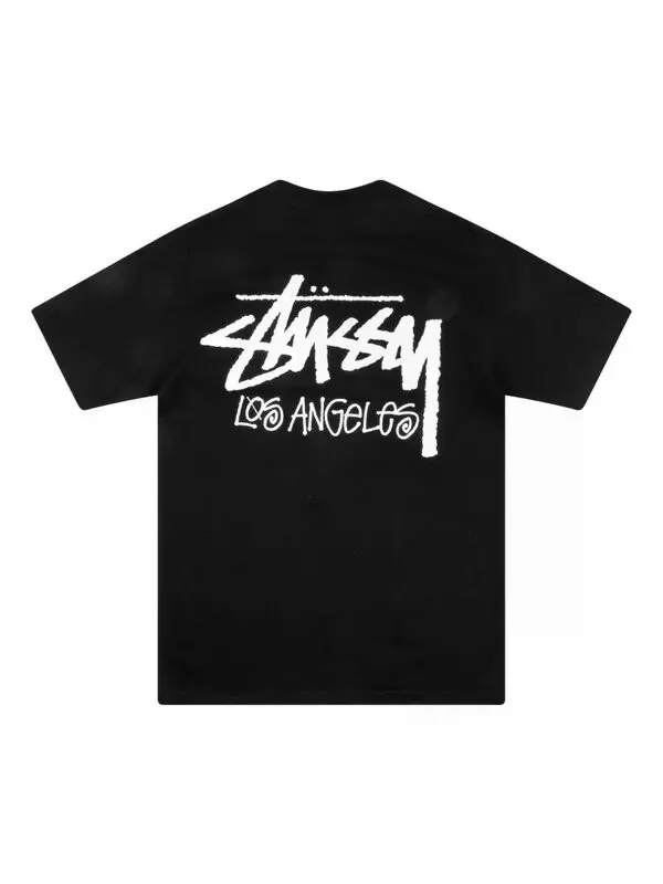 StÜssy Logo T-shirt - Black