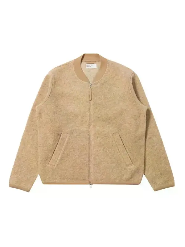 Universal Works Zip-up Bomber Jacket - Neutrals