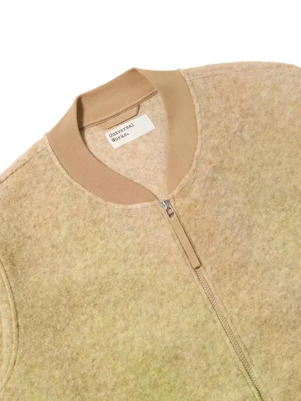 Universal Works Zip-up Bomber Jacket - Neutrals
