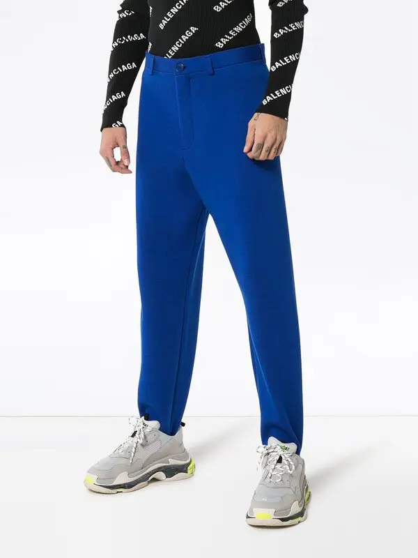Balenciaga Zip Front Stirrup Leg Sweatpants