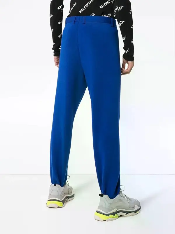 Balenciaga Zip Front Stirrup Leg Sweatpants