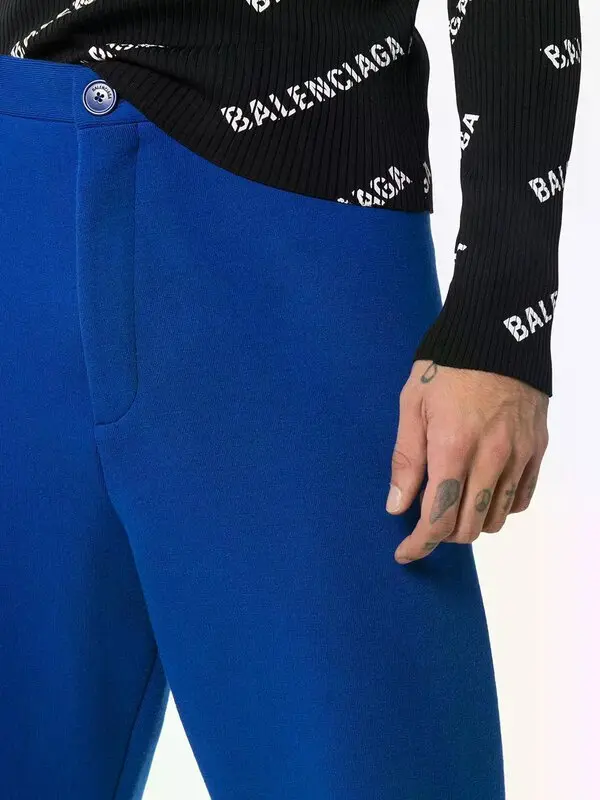 Balenciaga Zip Front Stirrup Leg Sweatpants
