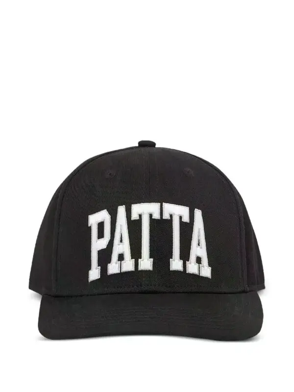PATTA Logo-embroidered Baseball Cap - Black