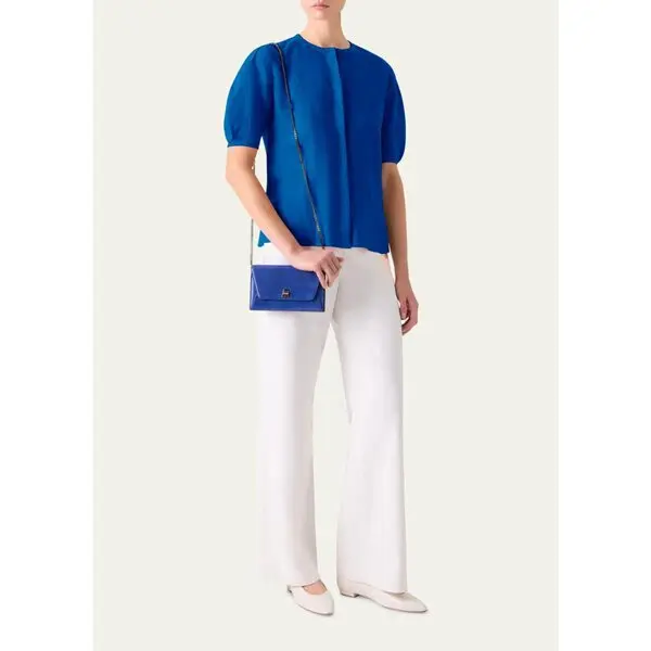 Akris Finnian Wide-leg Denim Pants