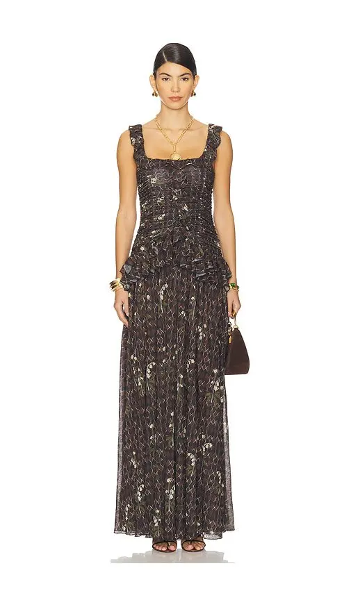 SIEDRES Emilia Printed Maxi Dress