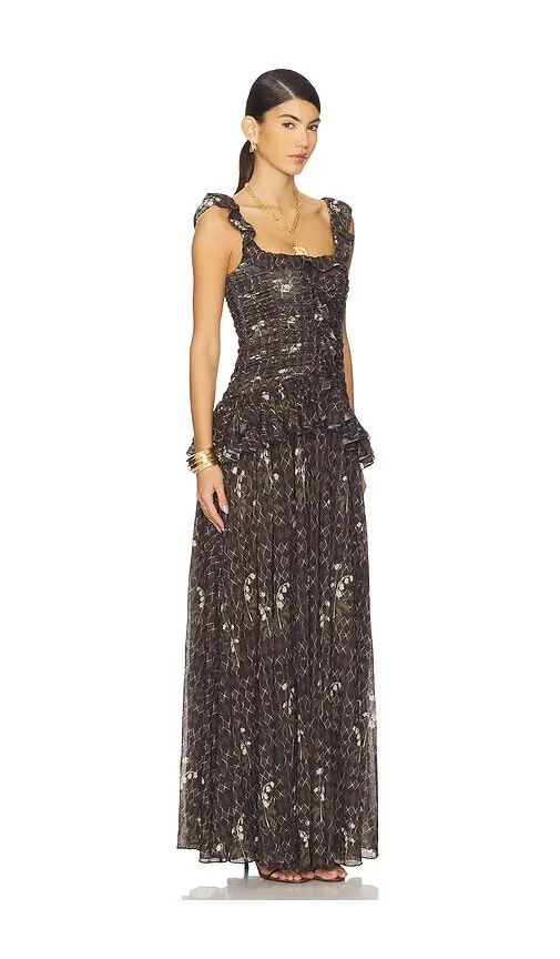 SIEDRES Emilia Printed Maxi Dress