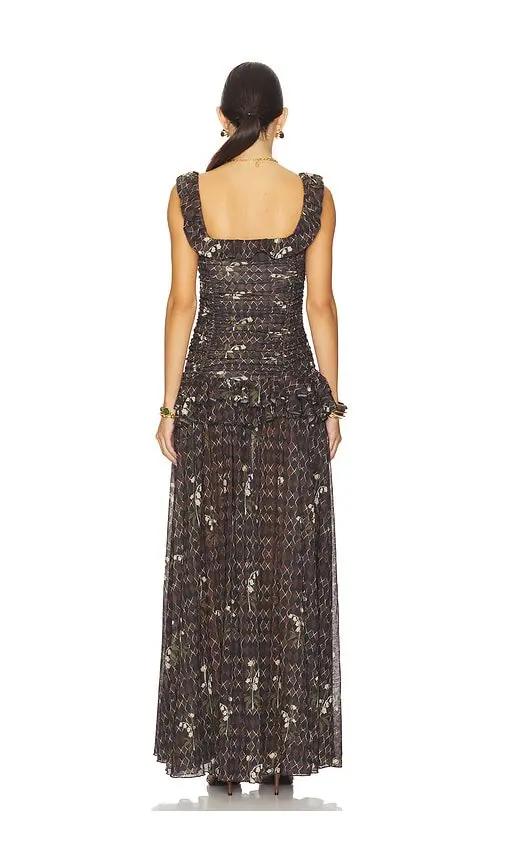 SIEDRES Emilia Printed Maxi Dress