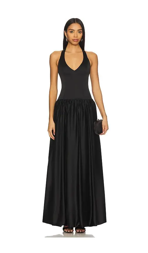 Show Me Your Mumu Eliza Maxi Dress - Black