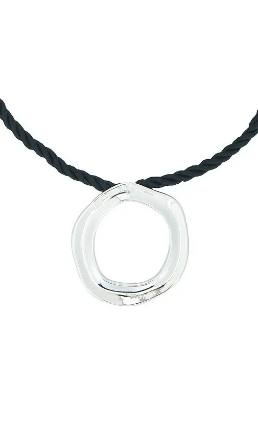 Ettika Open Circle Silk Necklace