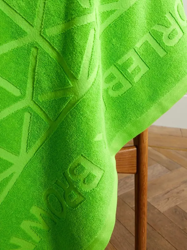 Orlebar Brown Lamborghini Embossed Organic Cotton-terry Beach Towel