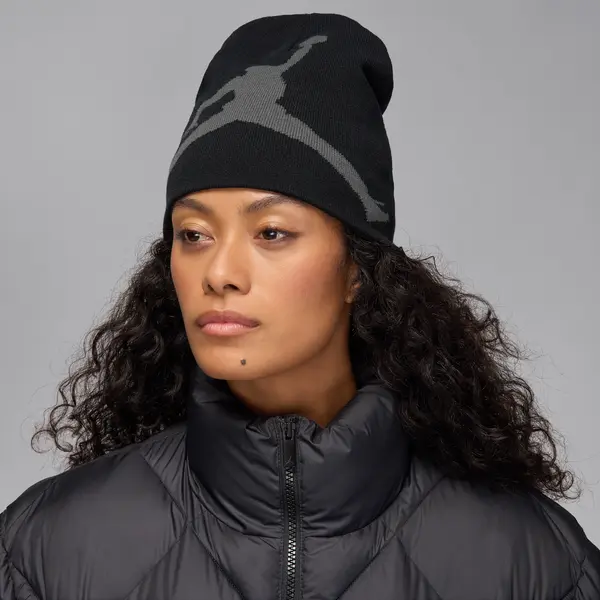 JORDAN Brooklyn Peak Beanie - Black