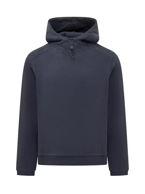 K-WAY Cotton-cashmere Hooded Sweatshirt - Blue