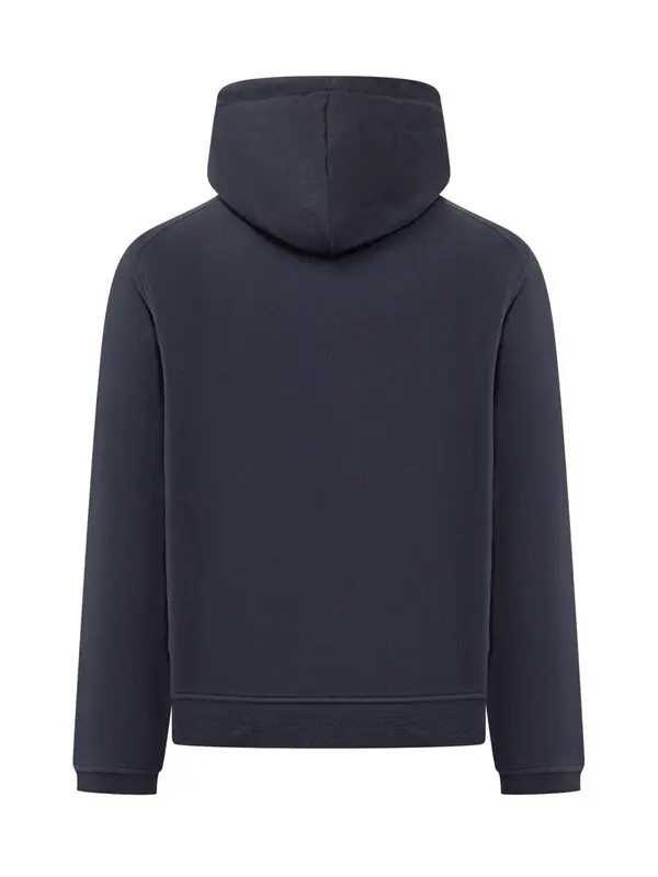 K-WAY Cotton-cashmere Hooded Sweatshirt - Blue