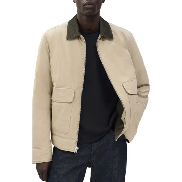 Rag & Bone Derrick Down Barn Jacket - Light Metal