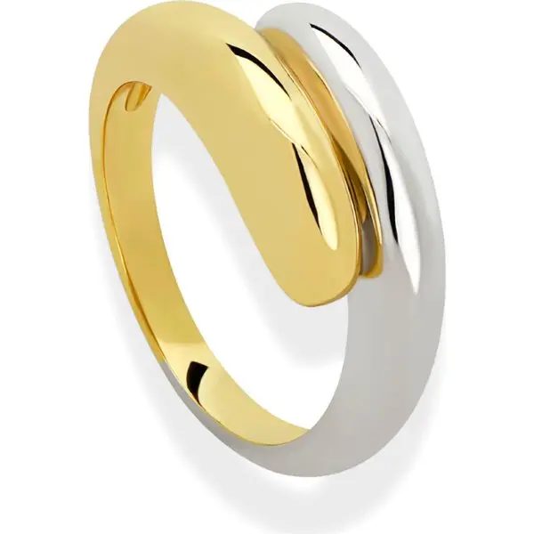 MOD + JO Grayson Mixed Metal Wrap Ring - Gold/silver