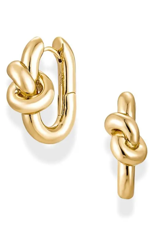 MOD + JO Karina Knot Hoop Earrings - Gold