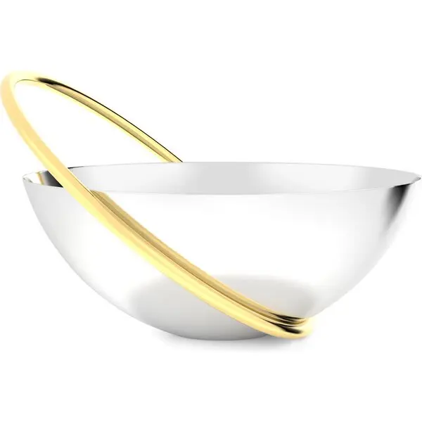 ANNA NEW YORK Ring Fruit Bowl - Silver And Gold