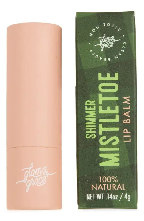 GLAM & GRACE Shimmer Lip Balm - Mistletoe