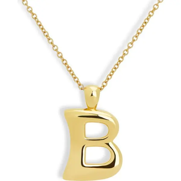 MOD + JO Blake Bubble Letter Pendant Necklace - B